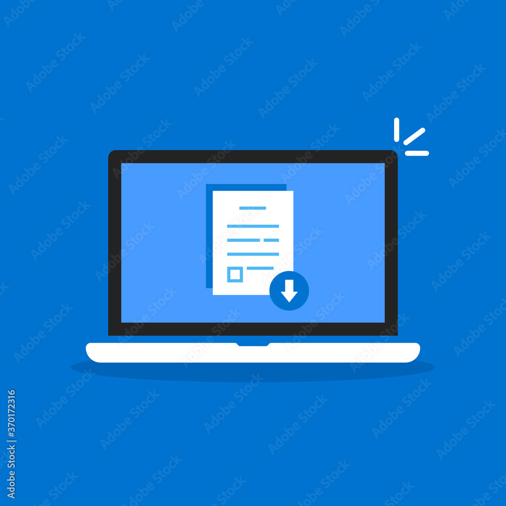 cartoon notebook like document upload Stock Vector | Adobe Stock