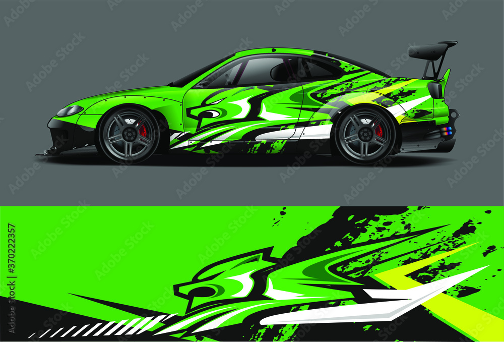 car wrap vector designs. abstract animal livery for vehicle vinyl ...