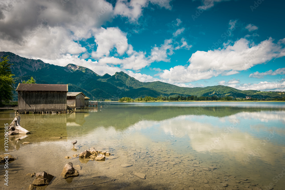Sommer am Kochelsee - Berge und See in den Alpen Stock Photo | Adobe Stock