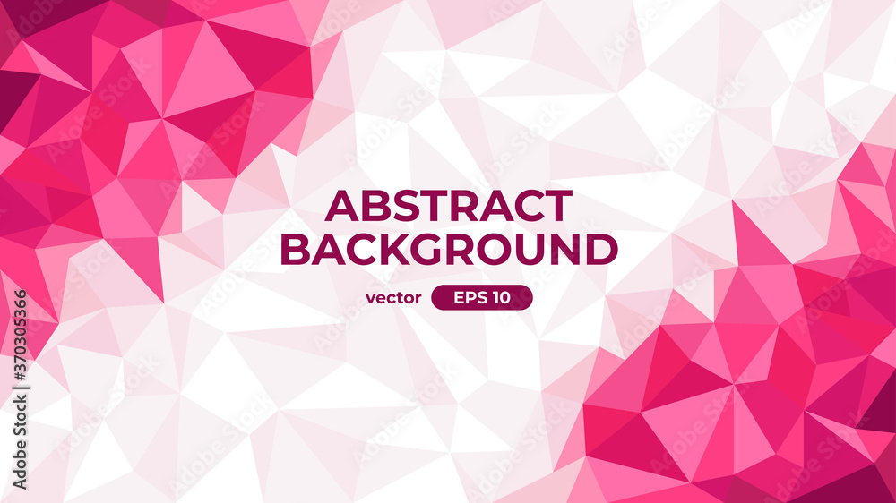 Abstract polygonal background. Geometric triangular low poly graphic ...