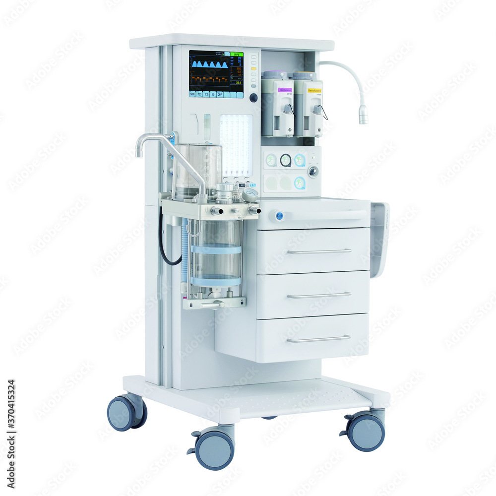 Foto de Anaesthetic Machine and Vital Signs Monitors or Patient ...