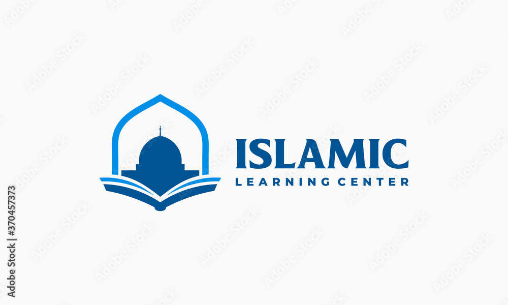 Muslim Learn logo, Islam learning logo template, Vector illustration ...
