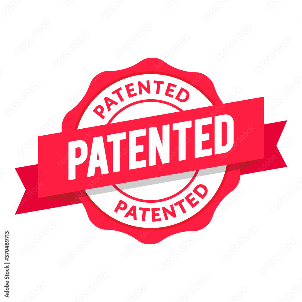 Vector Illustration Patented Seal. Modern Red Stamp Design Stock Vector ...