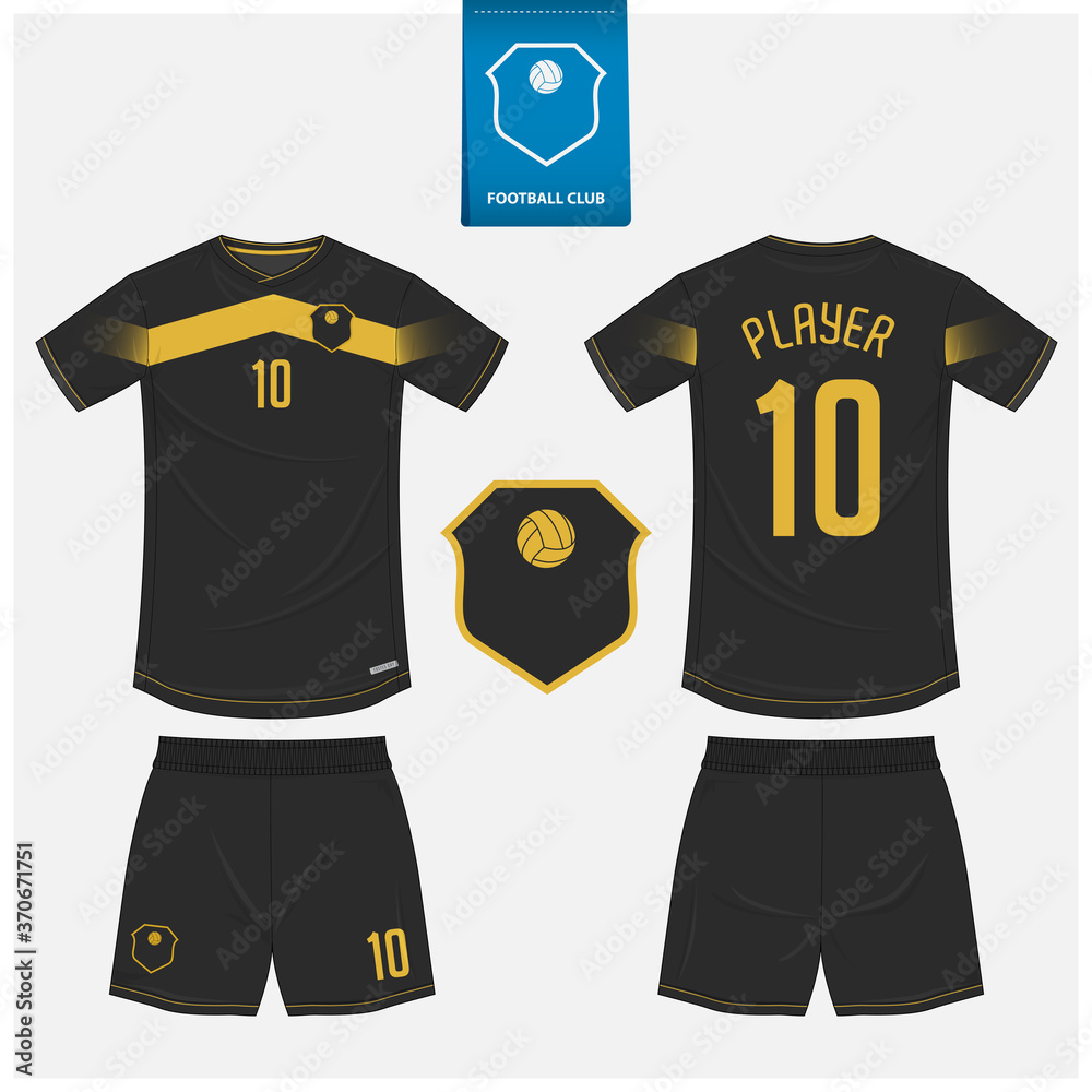 Soccer jersey or football kit mockup template design for sport club ...