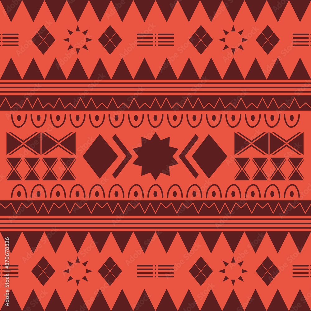 tribal abstract square design for fabric shawl scarf for hijab ...