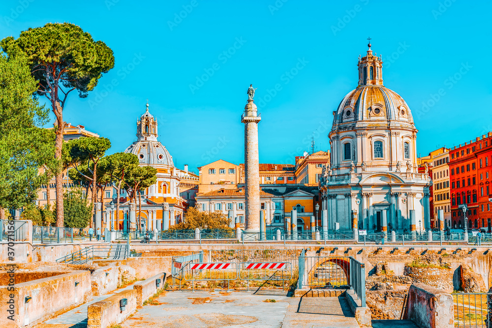 Beautiful landscape of the Rome- one of the oldest and most beautiful ...