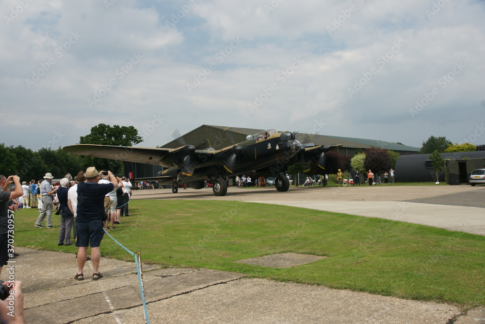 Avro Lancaster bomber, British ww2 heavy bomber Stock Photo | Adobe Stock