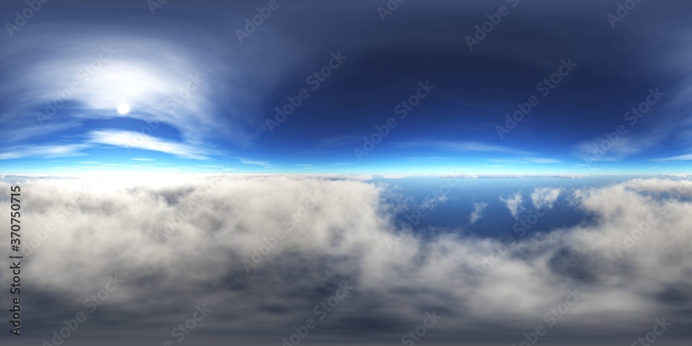 clouds, HDRI, environment map , Round panorama, spherical panorama ...