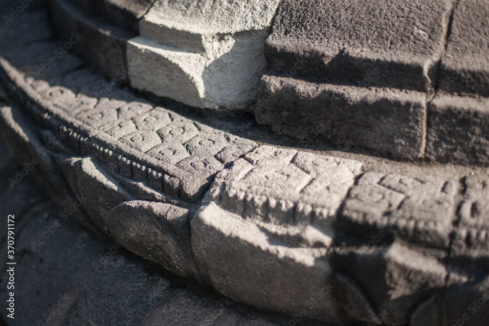 23 May 2008, Magelang, Java, Indonesia: Stupas and Statues on Borobudur ...