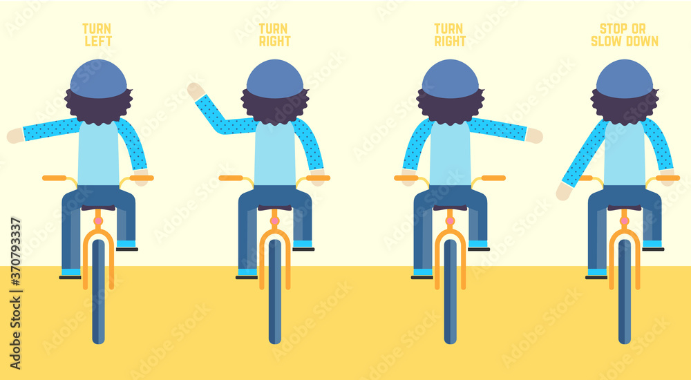 safety signal on bicycle Stock Vector | Adobe Stock