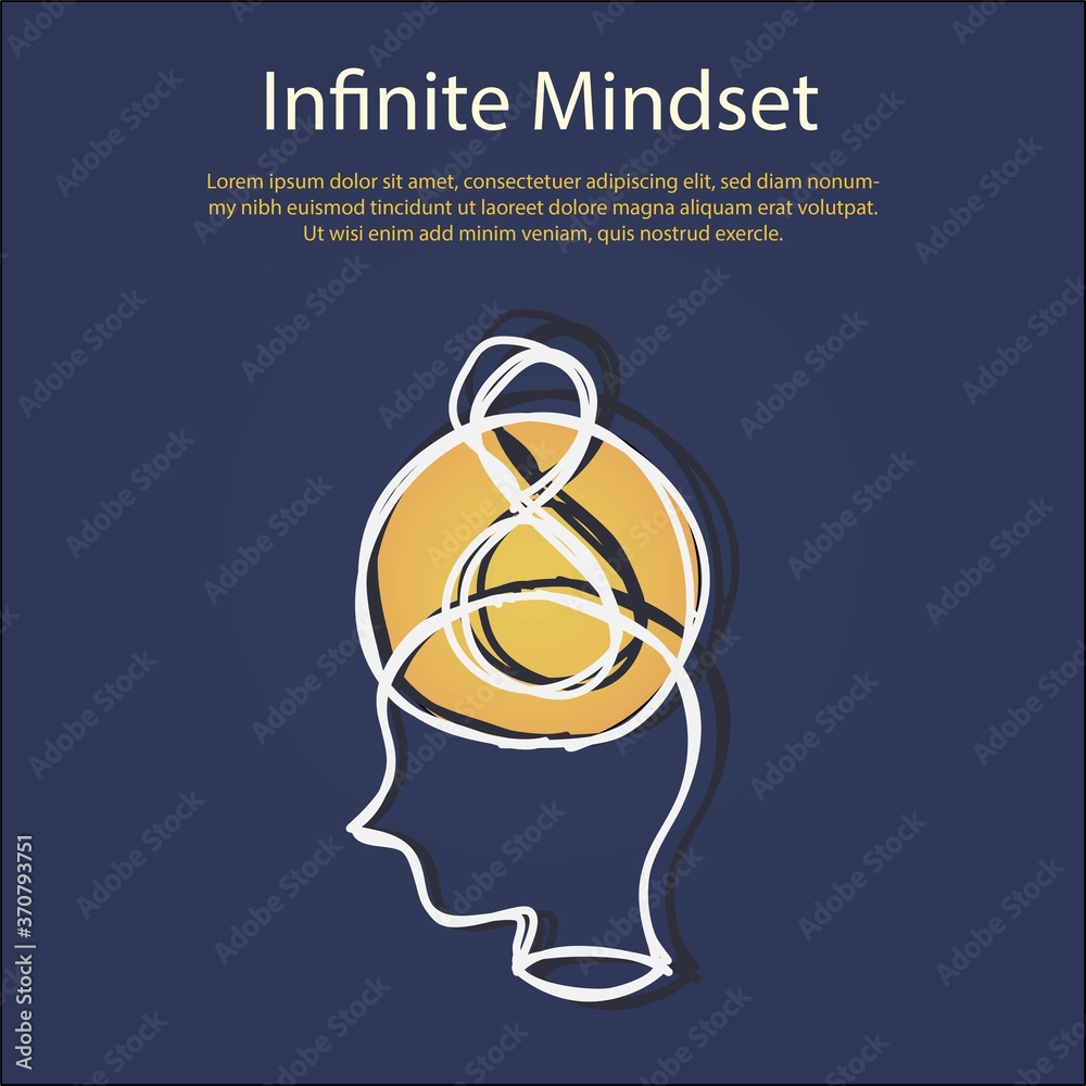 infinite mindset concept,Lifelong learning,Brain development creativity ...