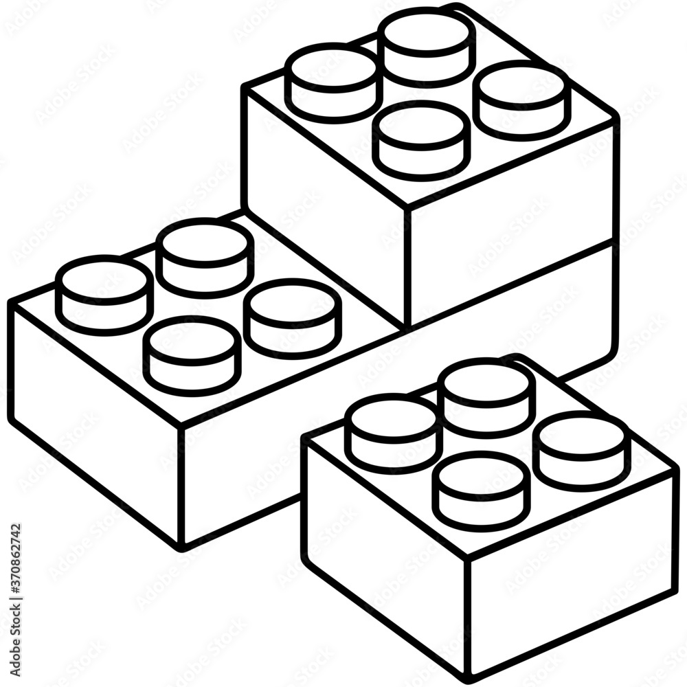Vetor de Building blocks do Stock | Adobe Stock