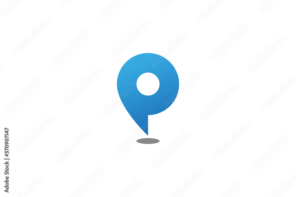 P logo . Letter P for point logo design . creative logo concept ...