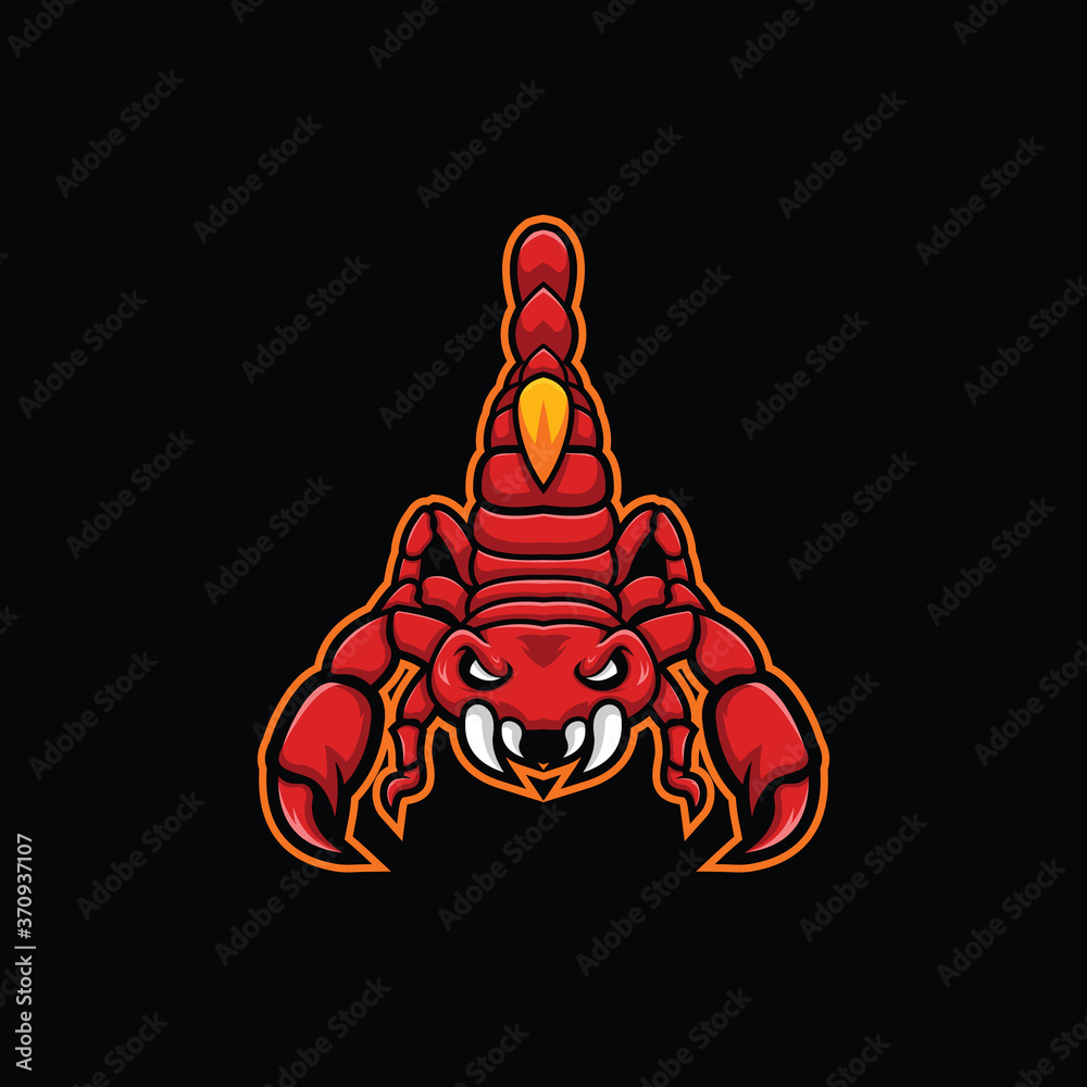 Red Scorpion Vector