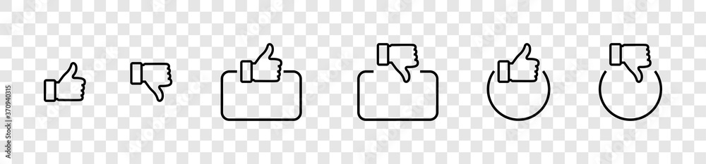 Like Thumb Up And Down In Linear Design Thumb Up And Thumb Down With like-thumb-up-and-down-in-linear-design-thumb-up-and-thumb-down-with