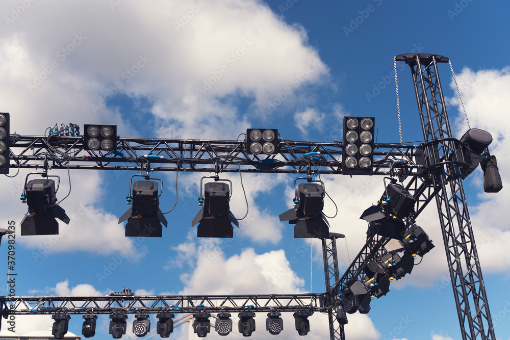 Installation of professional sound, light, led panel, video and stage ...