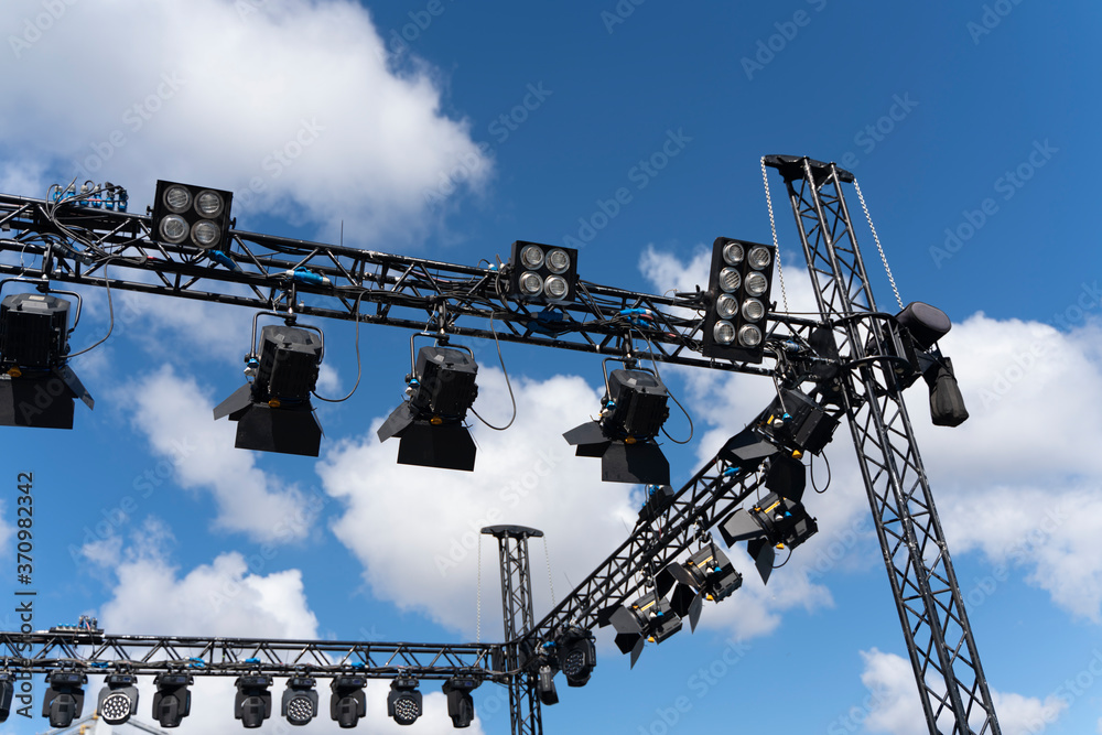 Installation of professional sound, light, led panel, video and stage ...
