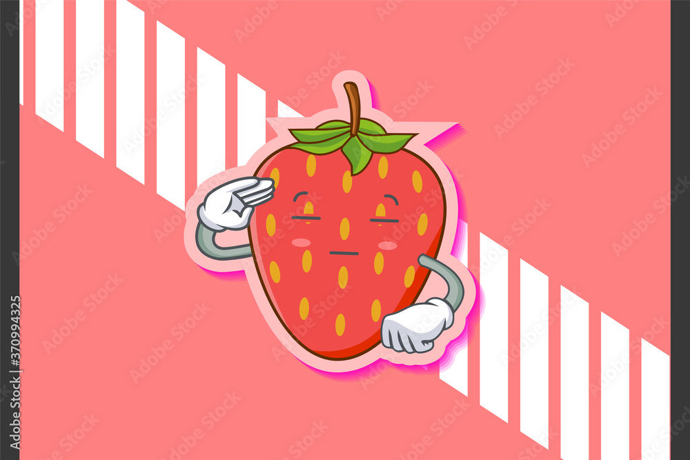 ZONK, MEDITATIVE, UNAMUSED Face Emotion. Salute Hand Gesture. Red ...