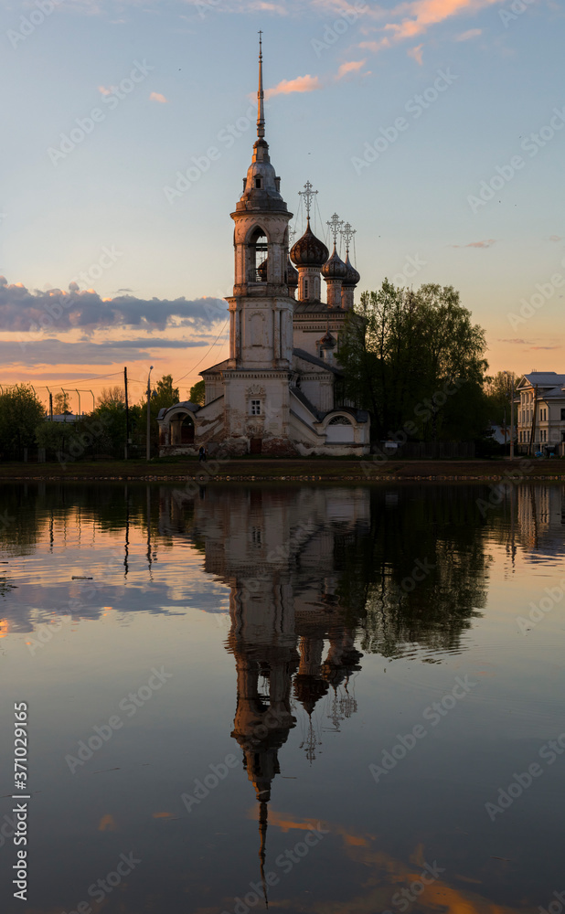 Sretenskaya Church was built in 1731. Its architecture merged the ...