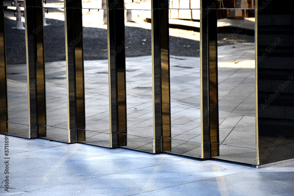 Mirror glass facade, Concept image for architecture design or abstract ...