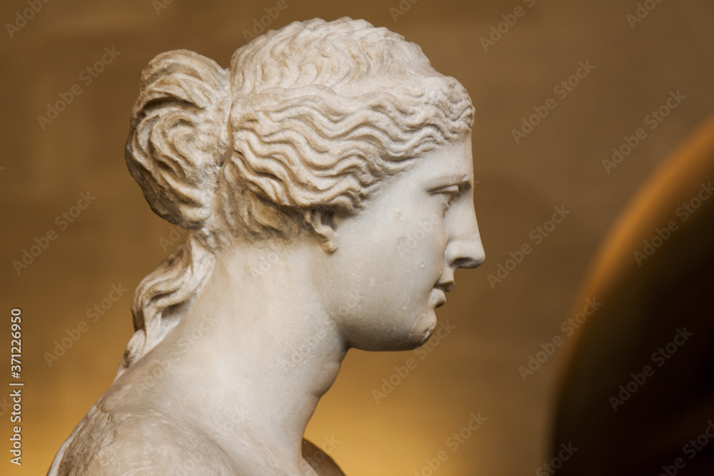 Greek statue Venus de Milo Louvre museum Paris Stock Photo | Adobe Stock