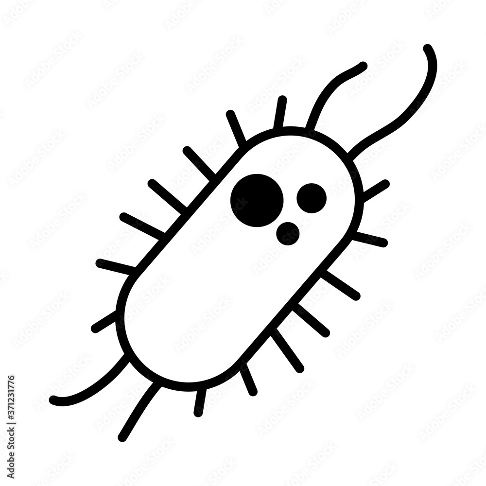 cancer cell shape icon, line style Stock Vector | Adobe Stock