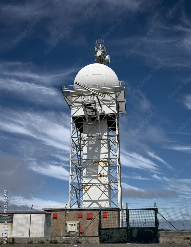 Torre de control de una estación de salvamento marítimo Stock Photo ...