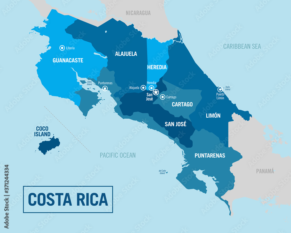 Costa Rica Political Map Eps Illustrator Map Vector Maps | sexiezpix ... Costa Rica Political Map Eps Illustrator Map Vector Maps | sexiezpix ...
