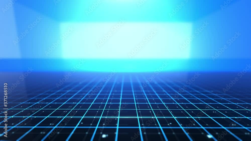 Digital technology lines background is a spectacular motion graphics ...