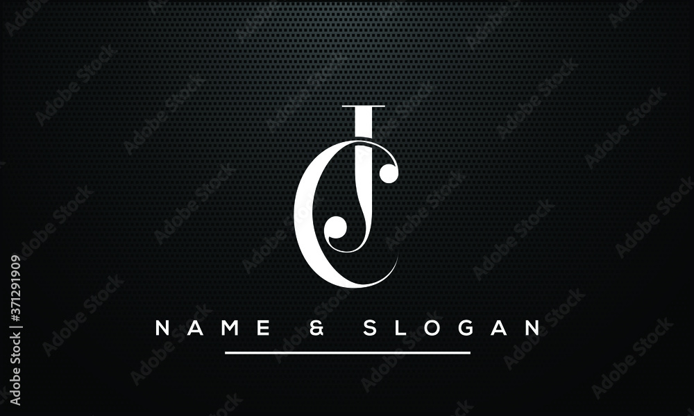JC,CJ,J ,C Abstract Letters Logo Monogram Stock Vector | Adobe Stock