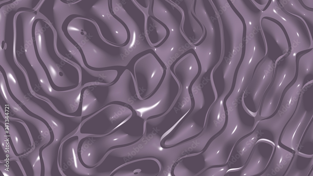 Plain 3D abstract background of monochromic English violet color with ...