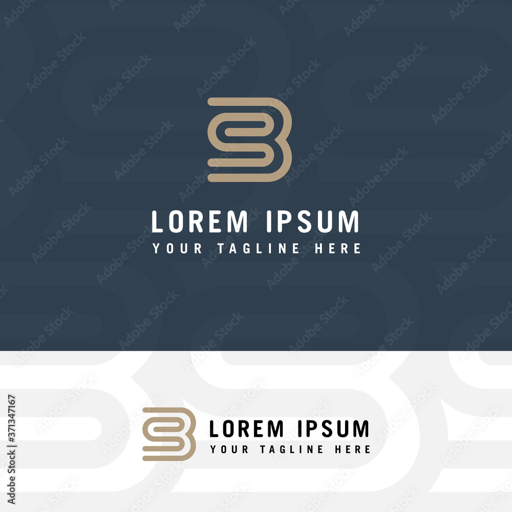 Creative Letter B inside S Logo, letter SB logo Stock Vector | Adobe Stock