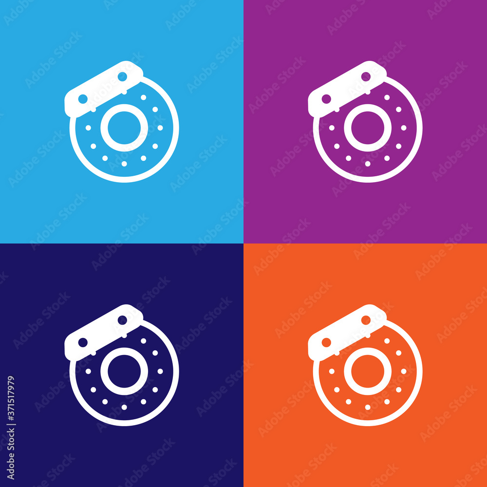 auto brake disc outline icon. Elements of car repair illustration icon ...