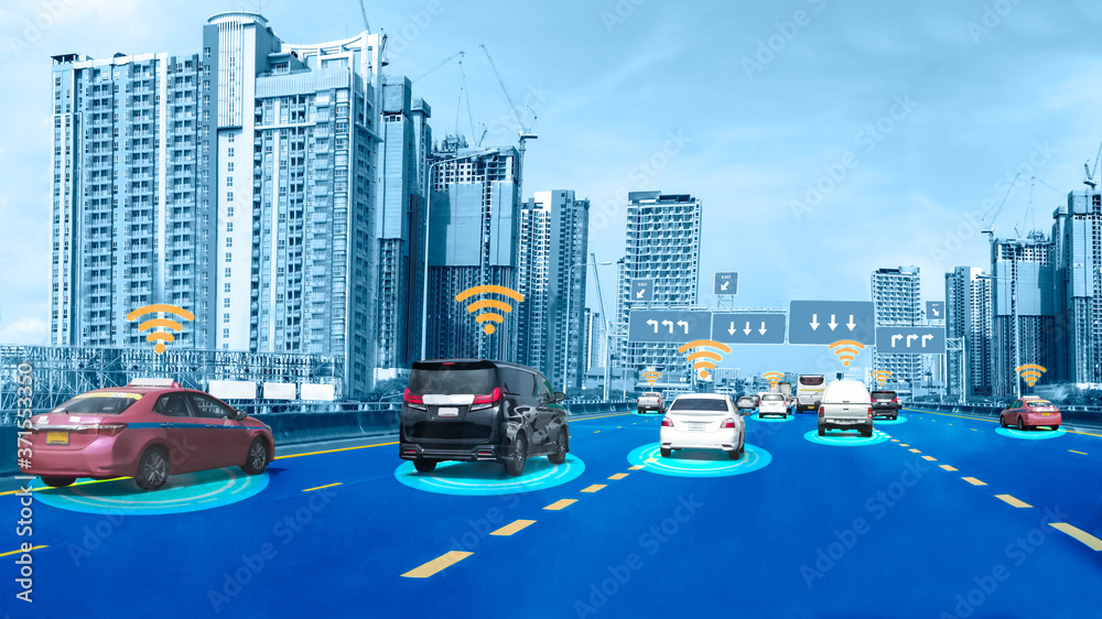 Autonomous car sensor system concept for safety of driverless mode car ...