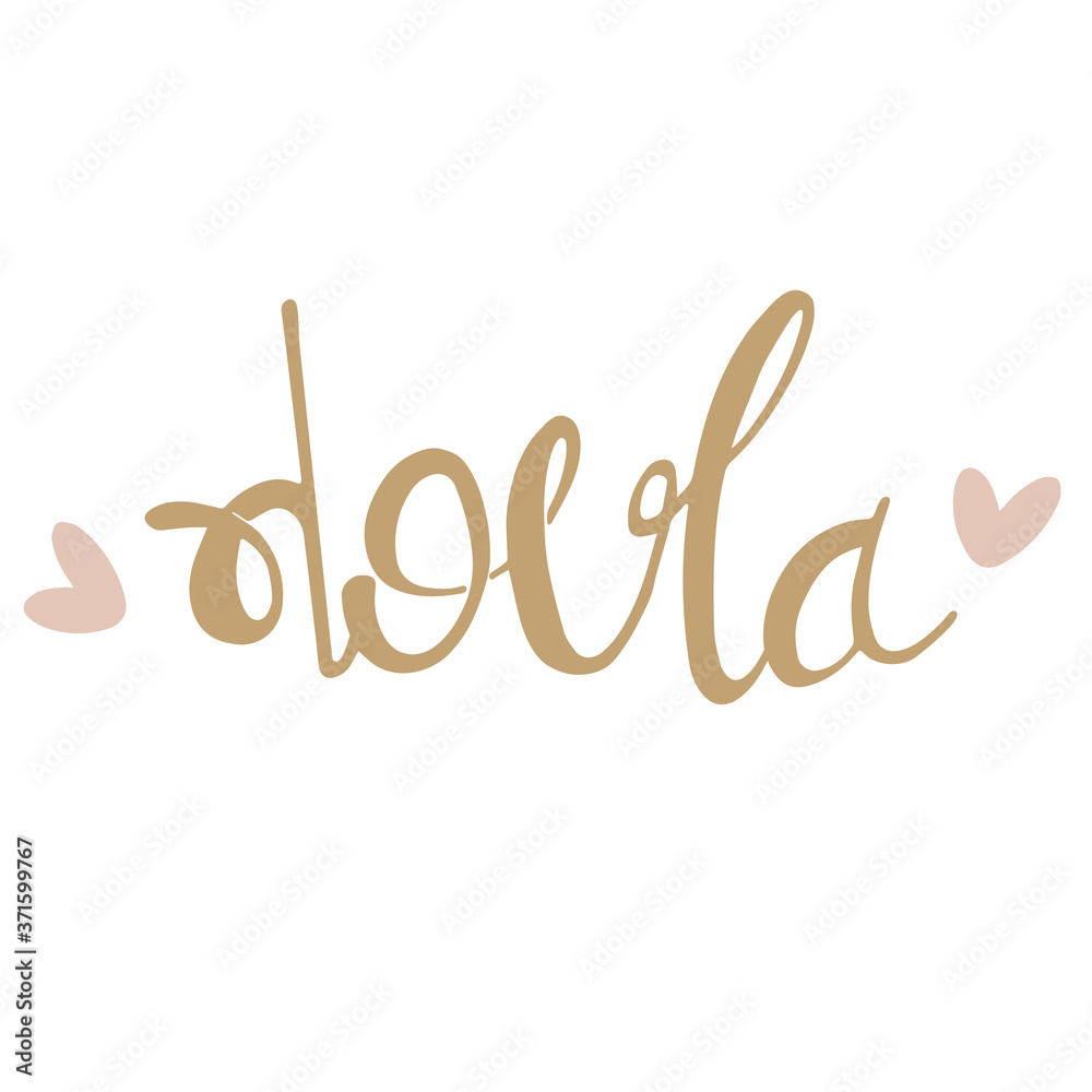 Vector cartoon with the phrase isolated on white background. World ...