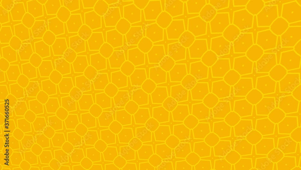 Color pattern with geometric shapes on a minimal black background ...