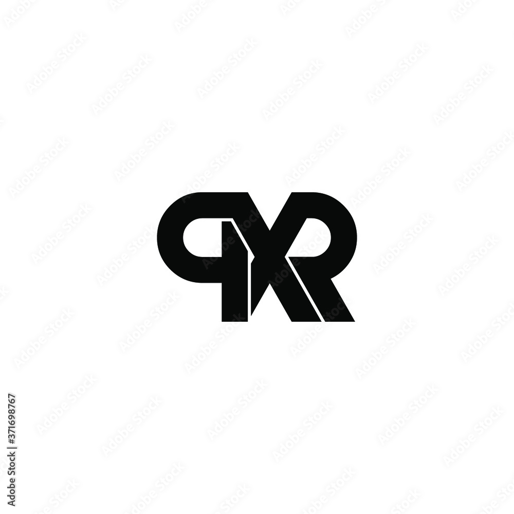 pxr letter original monogram logo design Stock Vector | Adobe Stock
