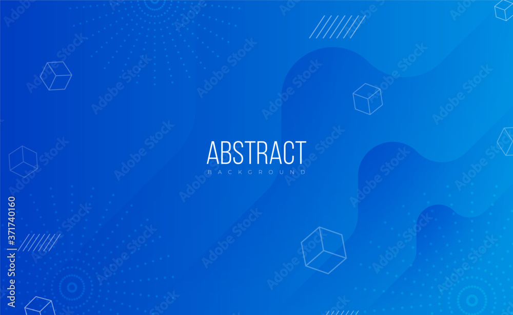 Modern professional blue vector Abstract Technology business background ...