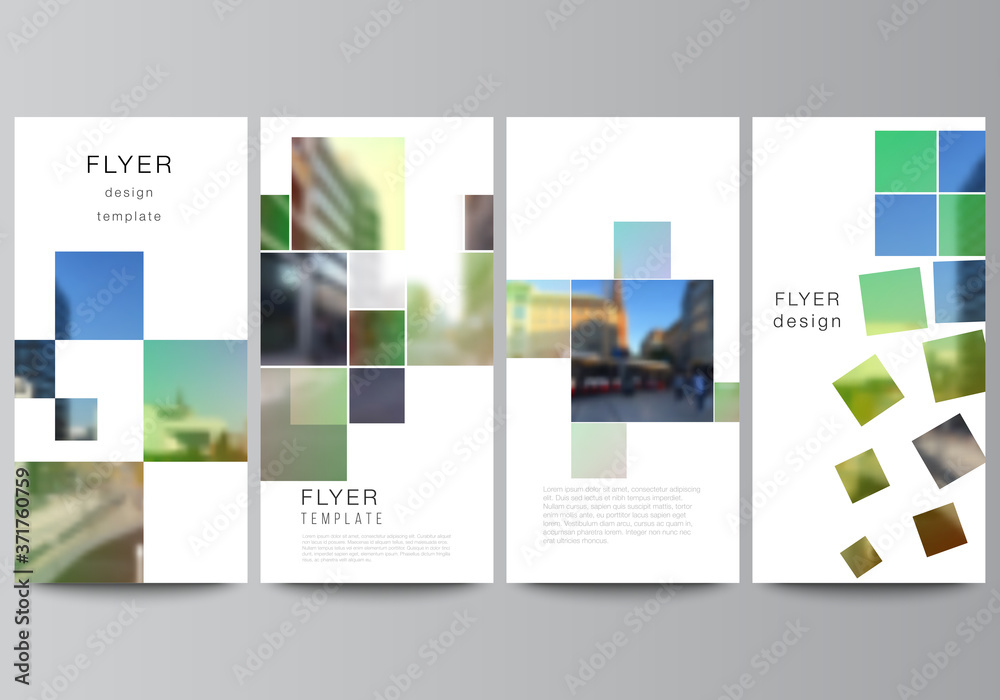 Vector layout of flyer, banner design templates for website advertising ...