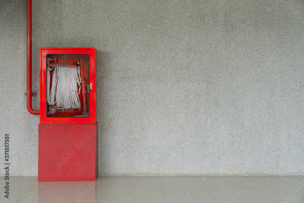 fire hose cabinet Stock Photo | Adobe Stock