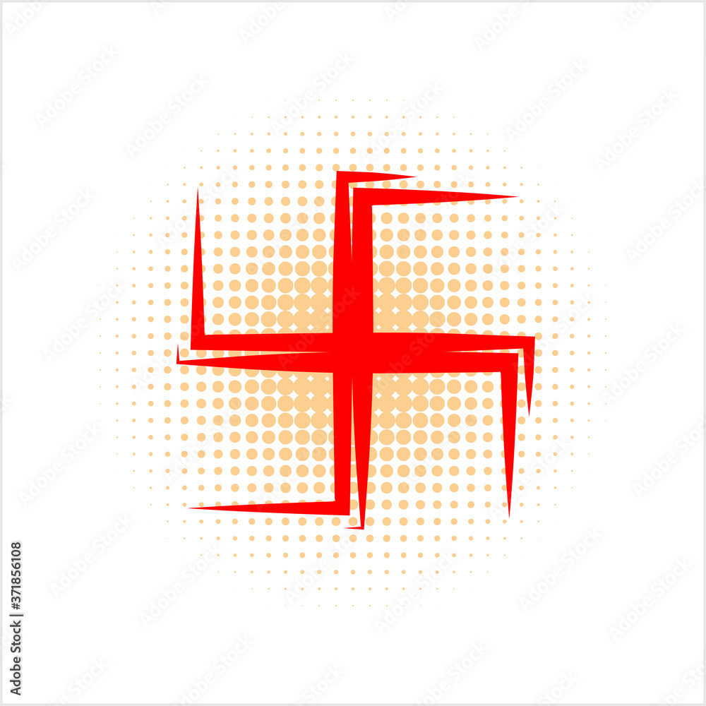 Swastica Symbol The Holy Motif Stock Vector | Adobe Stock