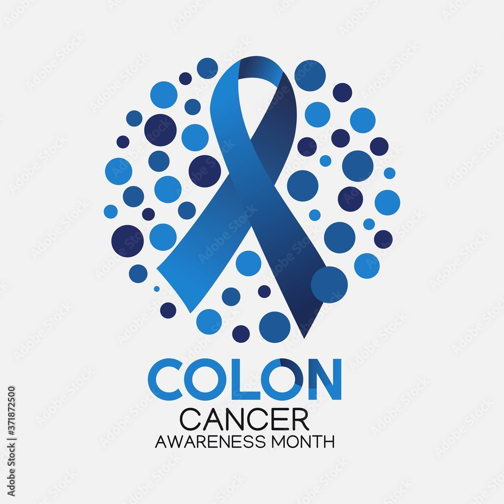 Colon Cancer Awareness Month Vector Illustration Stock Vector | Adobe Stock