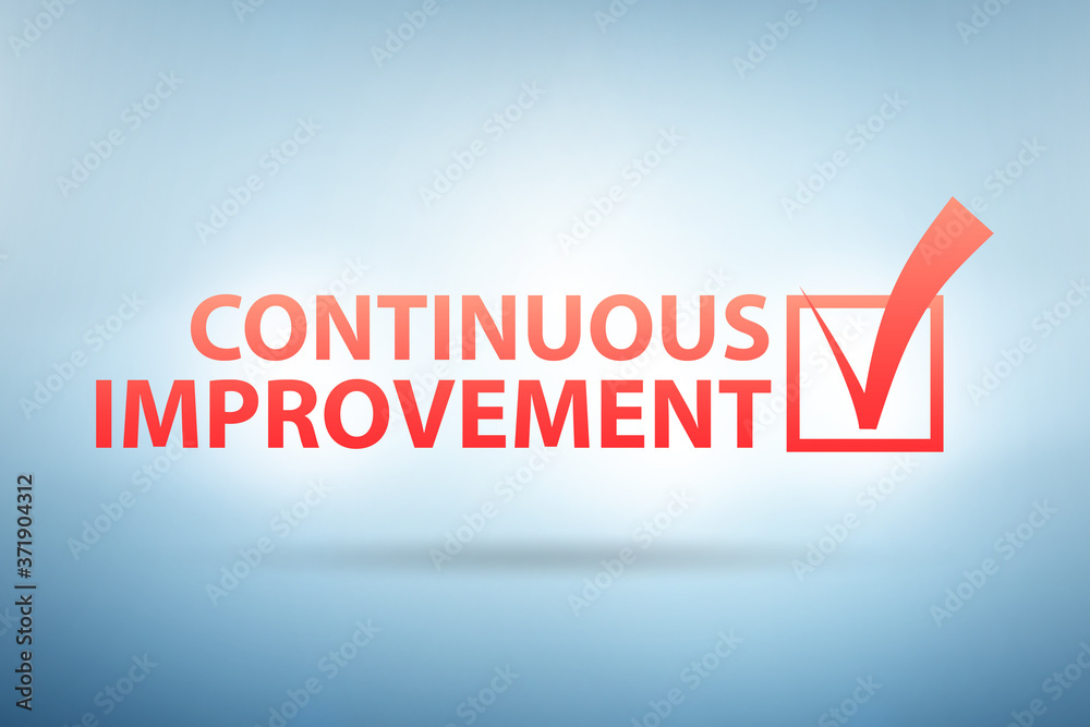 Continuous improvement concept in business Stock Illustration | Adobe Stock