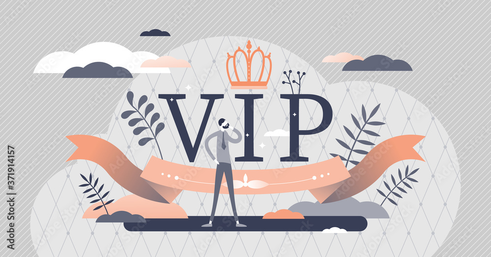 VIP luxury lifestyle with royal exclusive importance tiny persons ...