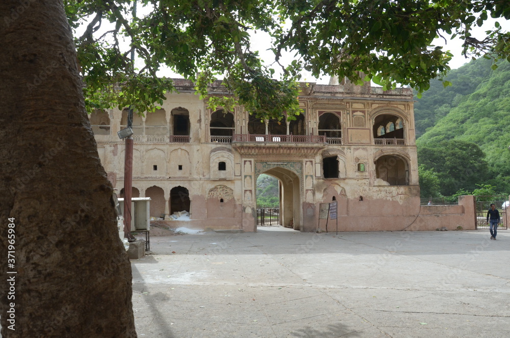 Galtaji is an ancient Hindu pilgrimage about 10 km away from Jaipur, in ...