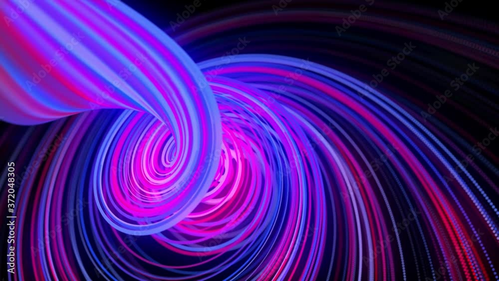 Light flow bg in 4k. Abstract looped background with light trails ...
