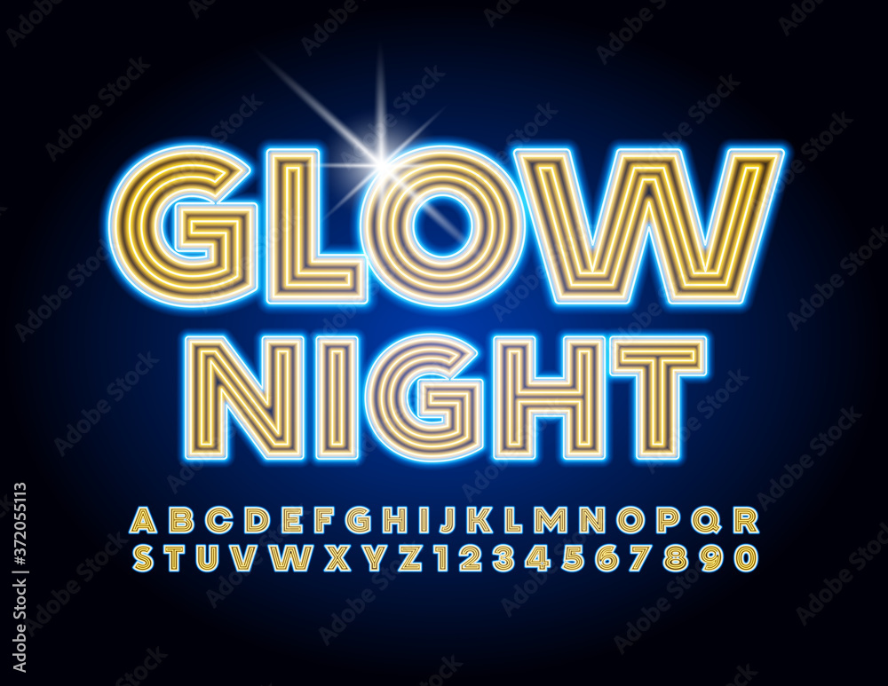 Vector Super Silver gradient Font. Creative Chrome Alphabet. Reflective ...