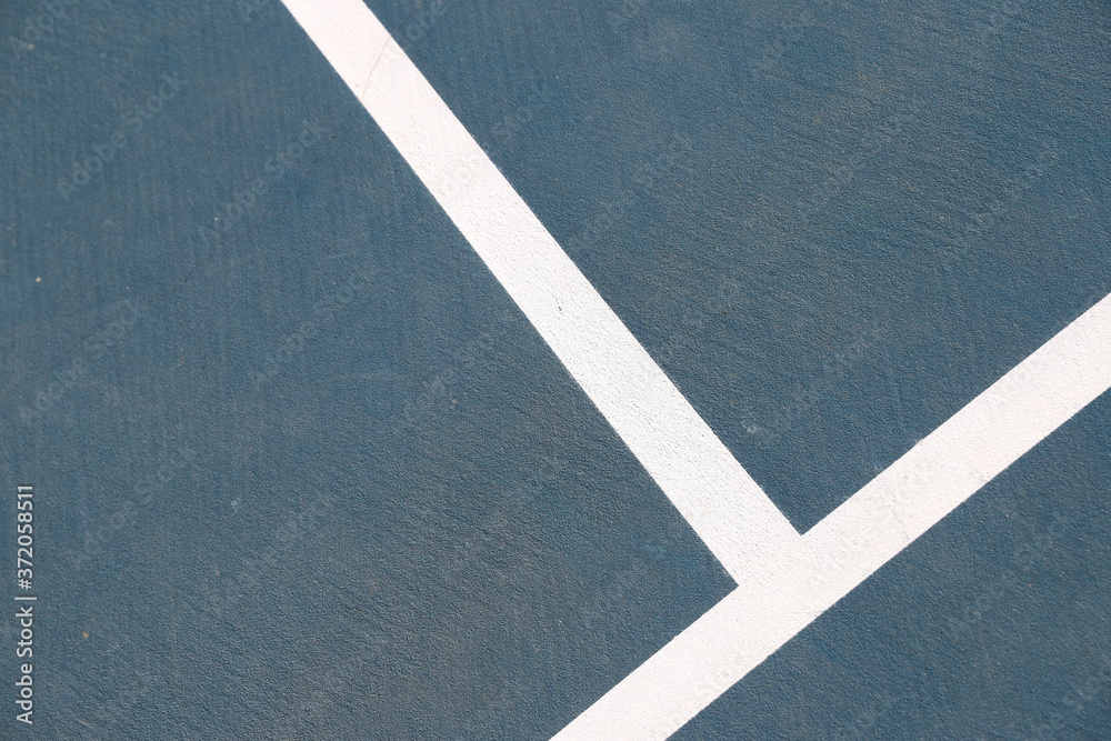 Court lines on a tennis court Stock Photo | Adobe Stock