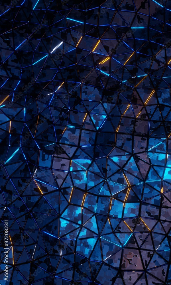 abstract blue background with reflection Stock Photo | Adobe Stock