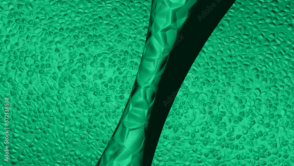 3D illustration of a background in MEDIUM SPRING GREEN color with ...